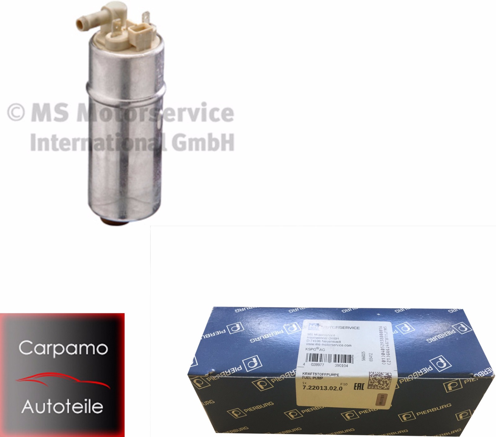 Pierburg Kraftstoffpumpe Benzinpumpe BMW 5er E39 520i 525i 528i 530i ...