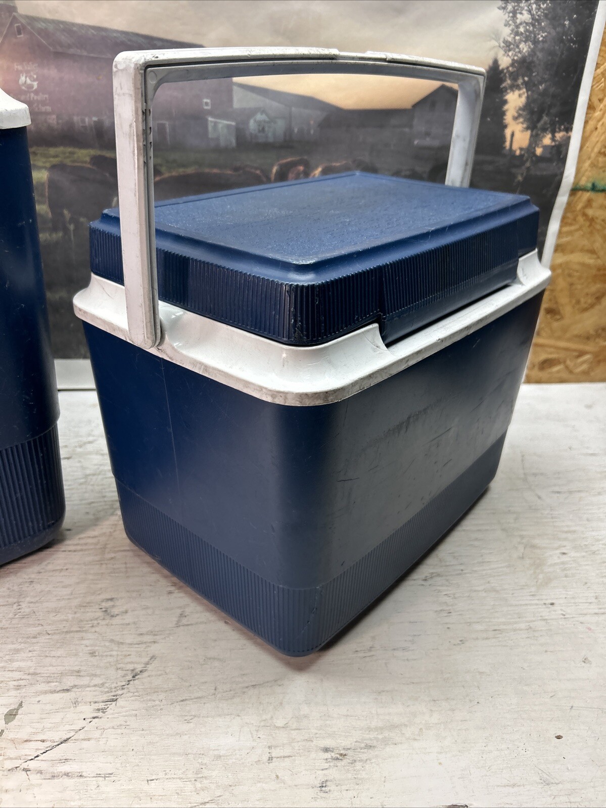 Vintage Gott 34 QT & 8 Qt Chest Coolers Model 1934 & 1908 & 1502 Blue ...