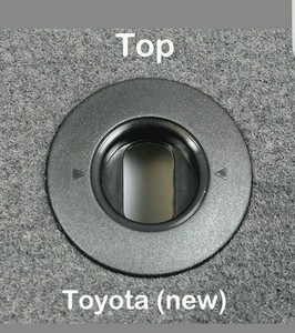 TOYOTA LEXUS OVAL BLACK CAR FLOOR MAT CLIPS CARPET 2 SETS 4 CLIPS | eBay