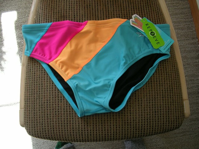 SPEEDO REPREVE - MULTI COLOR - COLOR BLOCK PATTERN - SIZE 36 - for sale ...