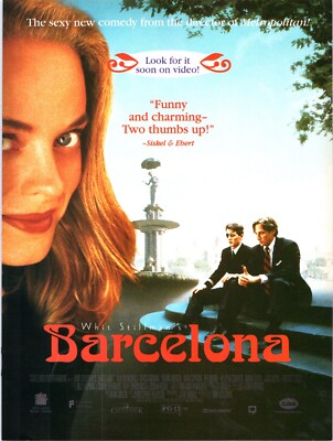 1995 • BARCELONA print ad • 1990s Movie Whit Stillman ADV-86 | eBay