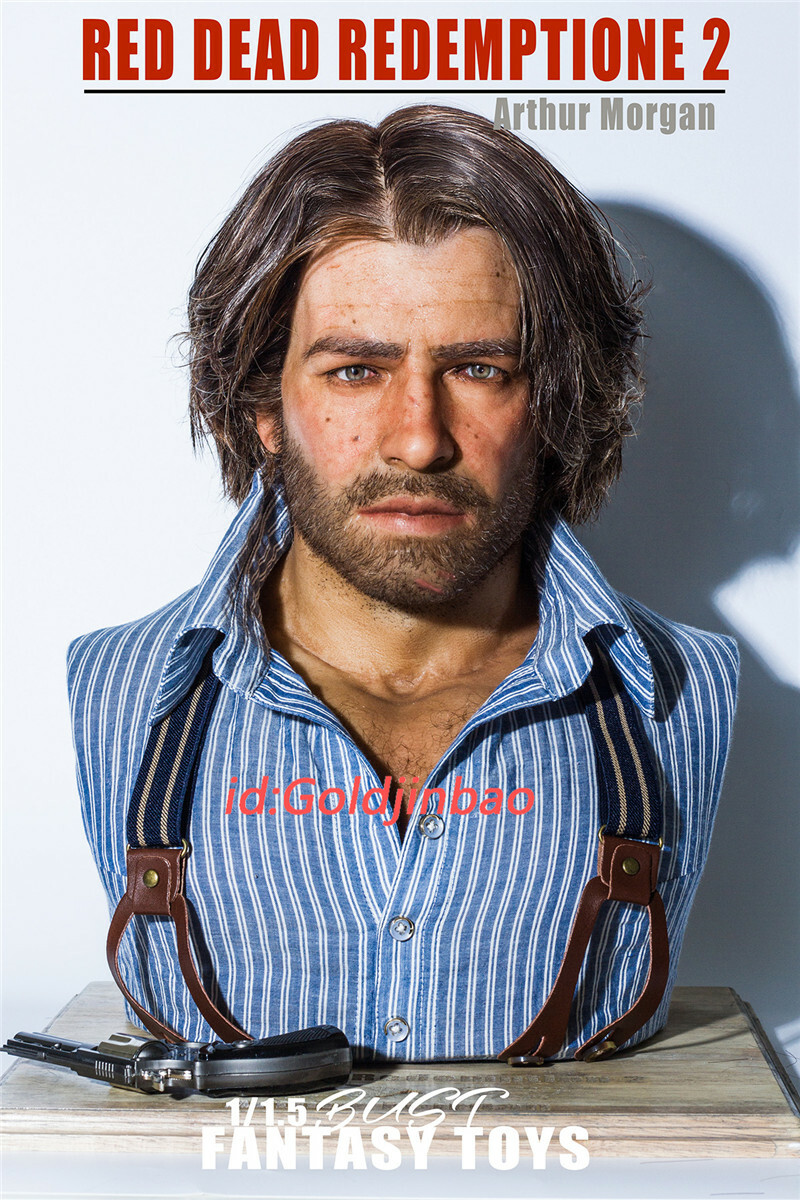 Fantasy Toy Red Dead Redemption 2 Arthur Morgan Bust 1/1.5 Scale Custom ...