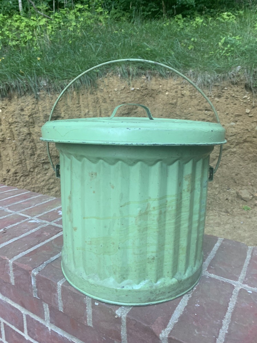 Small Metal Garbage Can