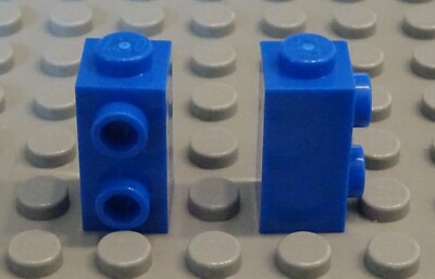 Lego Mattone 1x1x2/3 Con 2x Pulsante Trasversale Blu 2 Pezzi | eBay