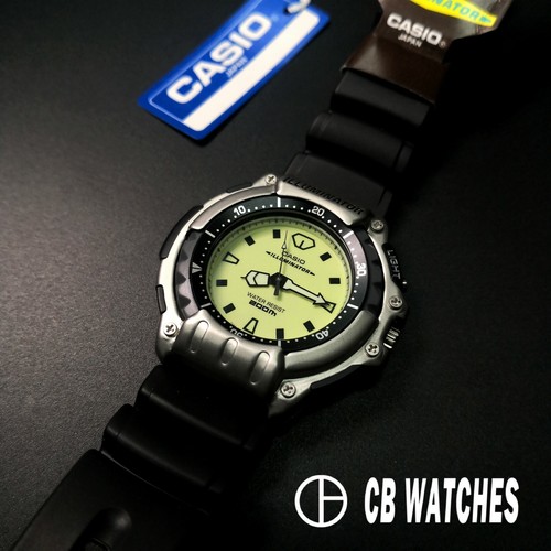 Rare Casio MD-309-1E Made in Japan Analog Mens Watch 200M Divers ...