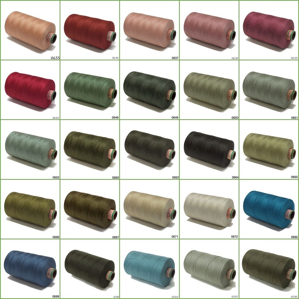 Amann 100% Polyester Core-Spun Sewing Thread Saba 1000M Colour 0575 ...