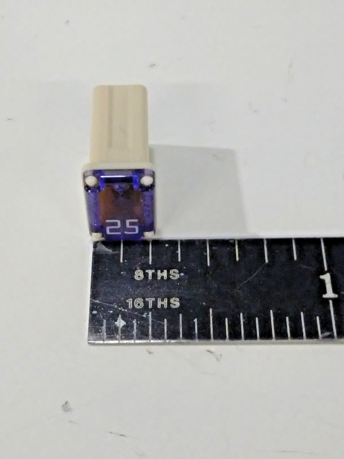 PEC Brand 25 Amp Micro MCASE cartridge fuse (White) | eBay