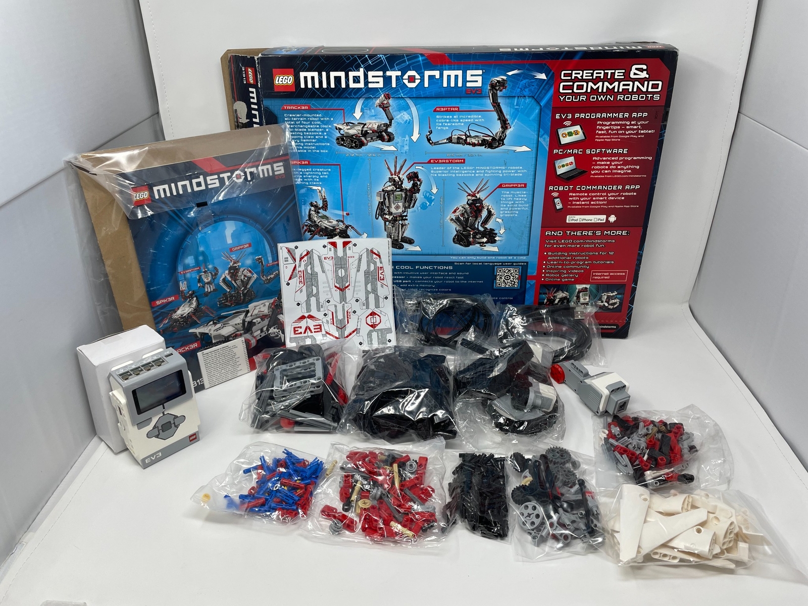 Lego Pieces Lot - 4 Incomplete Lego Sets - Mindstorms EV3 [FOR PARTS ...