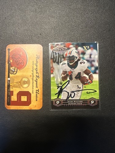 Ricky Watters NFL Autographed Trading Card 2004 Playoff Honors 188/199 ...