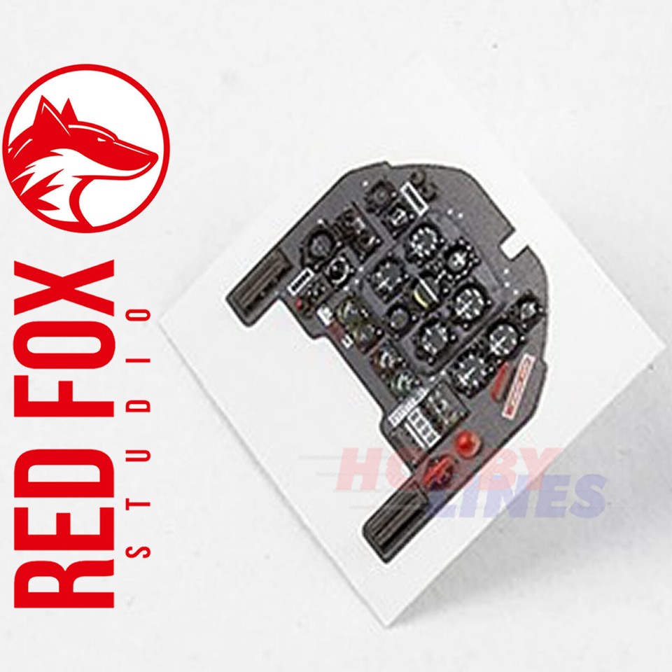 Red Fox Studio 3D Printed Instrument Panel Set TRUMPETER MODELS 1:32 ...