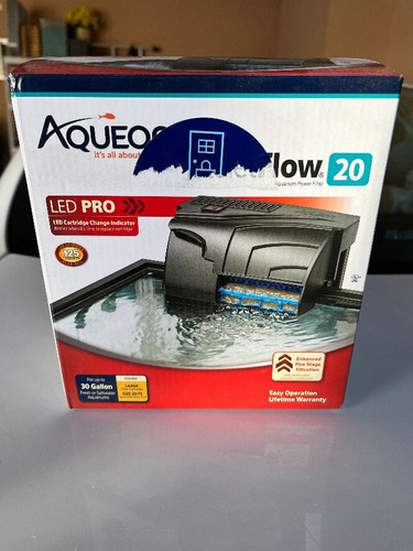 Aqueon QuietFlow 20 LED PRO 30 Gallon Power Filter | eBay