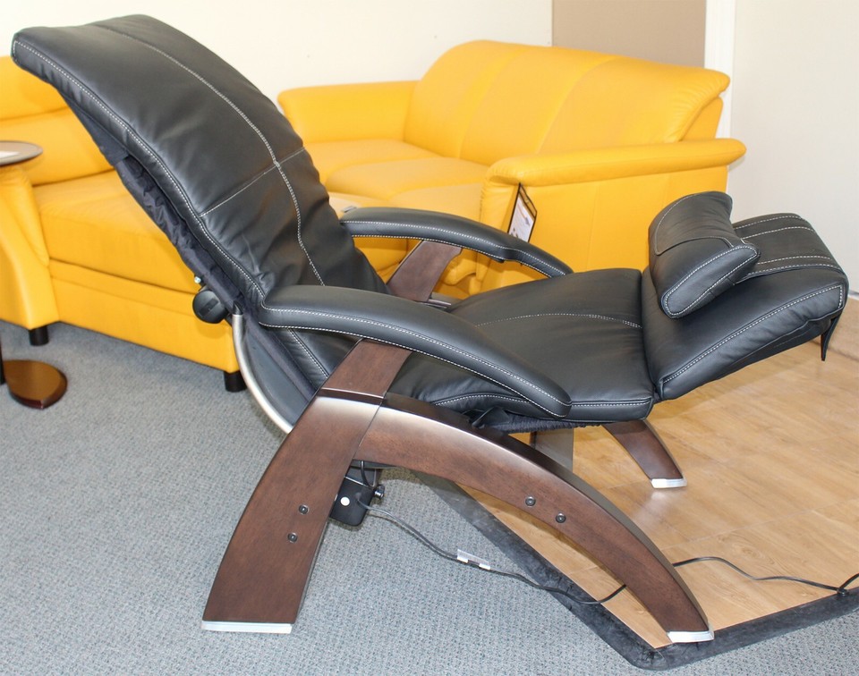 Human Touch PC-600 Ivory Supreme Premium Leather Perfect Chair Recliner ...