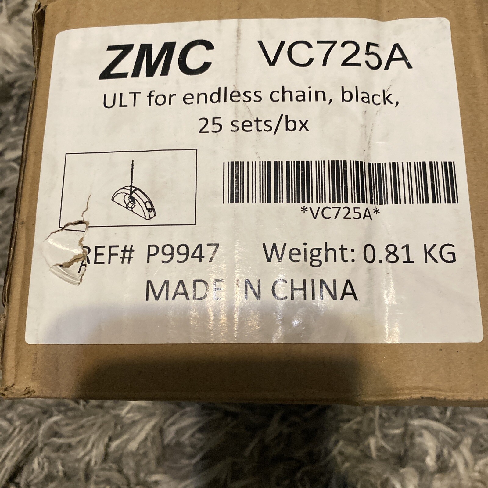 QTY 25 ZMC Universal Locking Tension for Endless Chain for Roller Shade ...