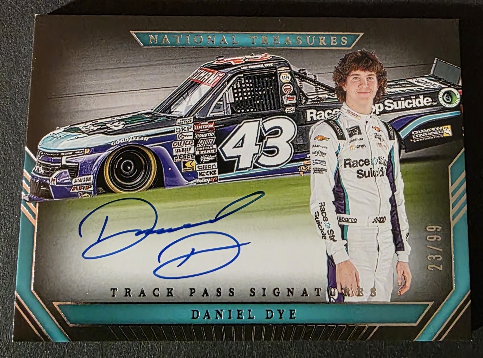 Daniel Dye 2024 National Treasures NASCAR #SS-DDE Silhouettes ...