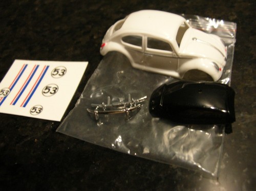 MOVIE NEW VW BEETLE HERBIE THE LOVE BUG KIT Black WINDSHIELD HO T JET ...