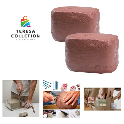 Natural Air-Dry Clay, Pottery Clay, All-Purpose Modeling Clay 20lbs for ...