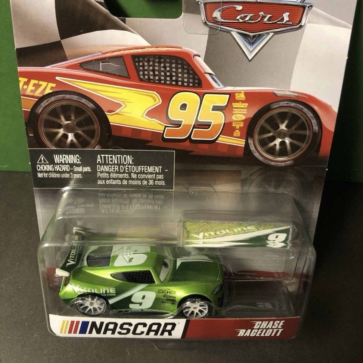 Disney Pixar Cars 2025 NASCAR Edition Chase Racelott #9 1:55 Scale ...
