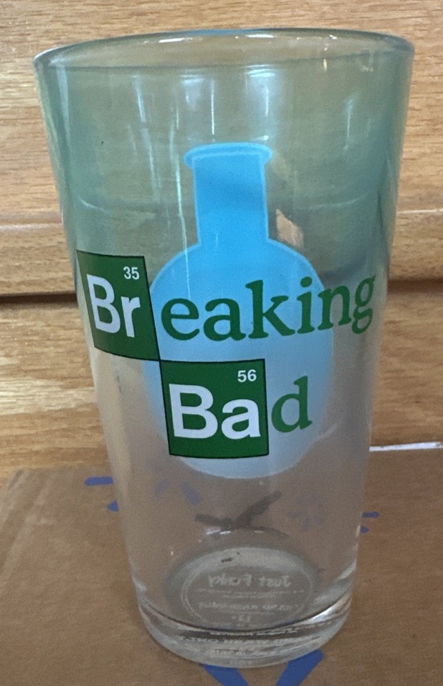 BREAKING BAD 16oz Pint Drinking Glasswear Walter White Heisenberg Alter ...