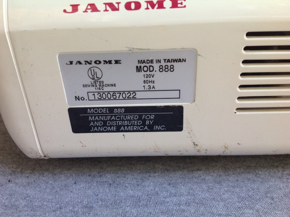 Janome Memory Craft Compulock Sewing Machine For Parts Or Repair | eBay
