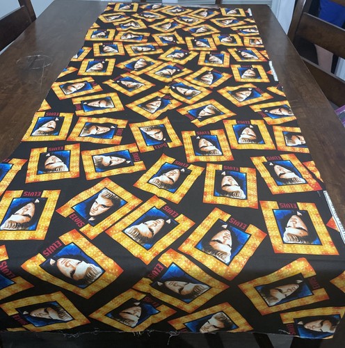 Elvis Presley fabric material Pre Owned Never Used 23”x 57” | eBay