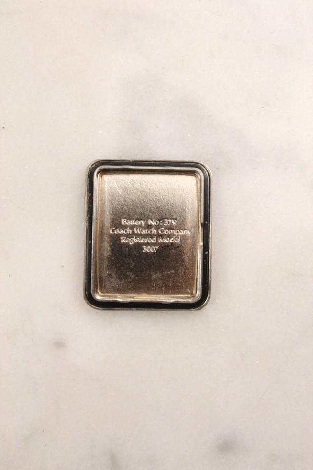 COACH Rectangle Case Woman’s Watch 4 Jewels W014 SWISS | eBay