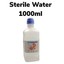 6 X Sterile Water Baxter H20 1Litre / 1000ml H2O Sterile Water 1 Litre ...