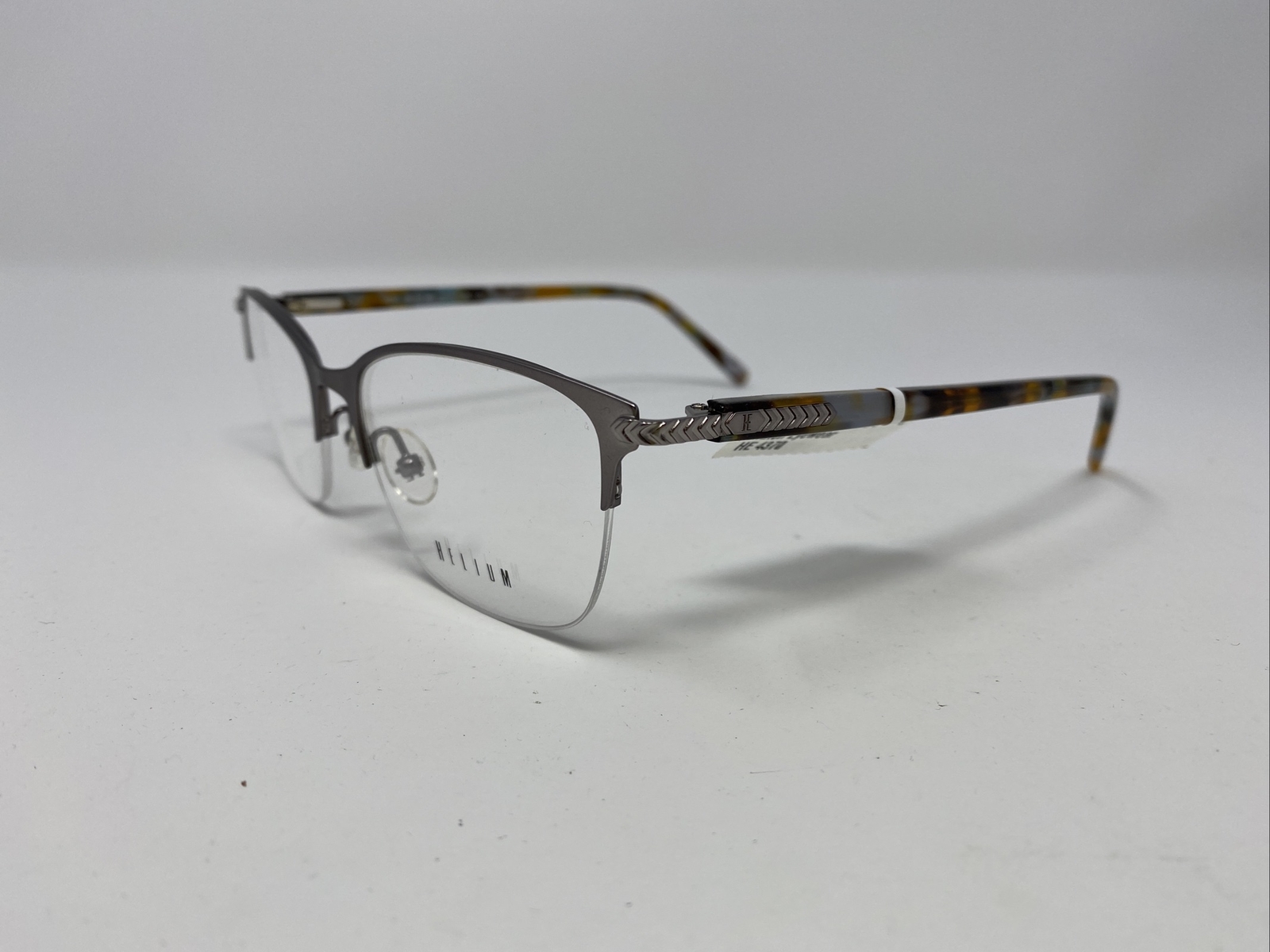 HELIUM Eyeglasses Frame Italy 4370 RTE 54-18-140 SATIN GUN Gunmetal ...