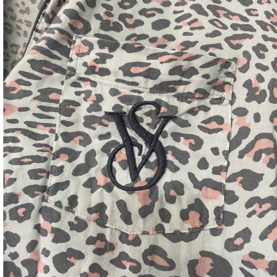 Victoria’s Secret Leopard Print PJ Pajama Set Size XS EUC | eBay