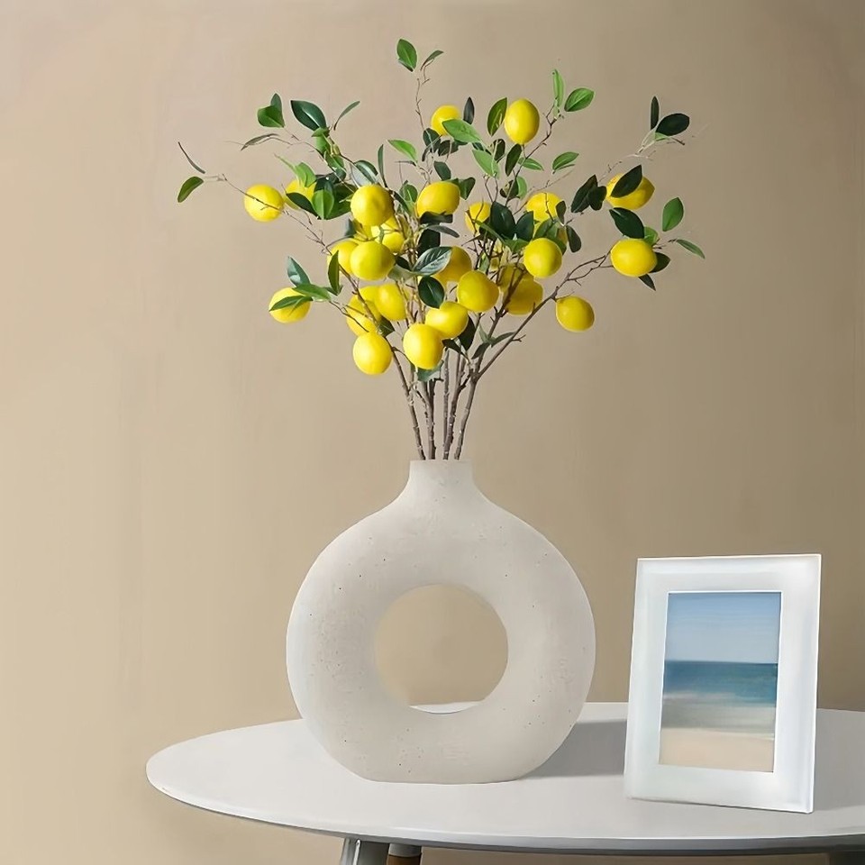 Lemon Fruit Yellow Lemon Bouquet Artificial Lemon Fruit Interior ...