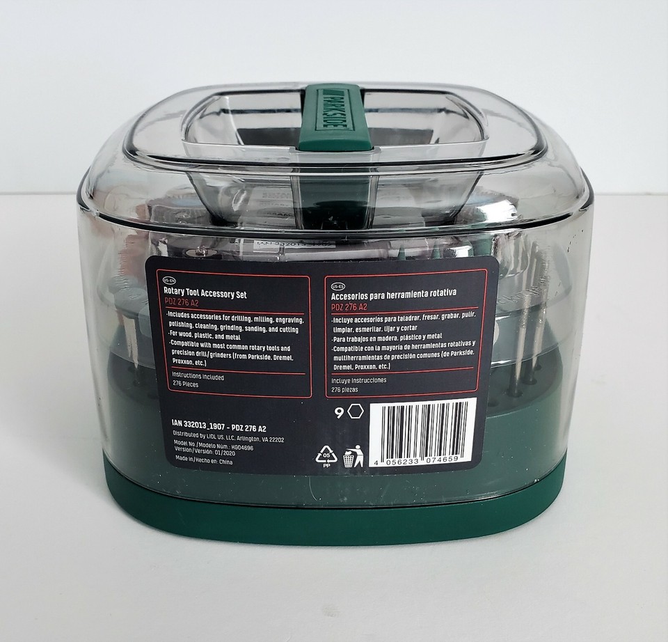 Parkside Rotary Tool Accessory Set 276-piece set | eBay