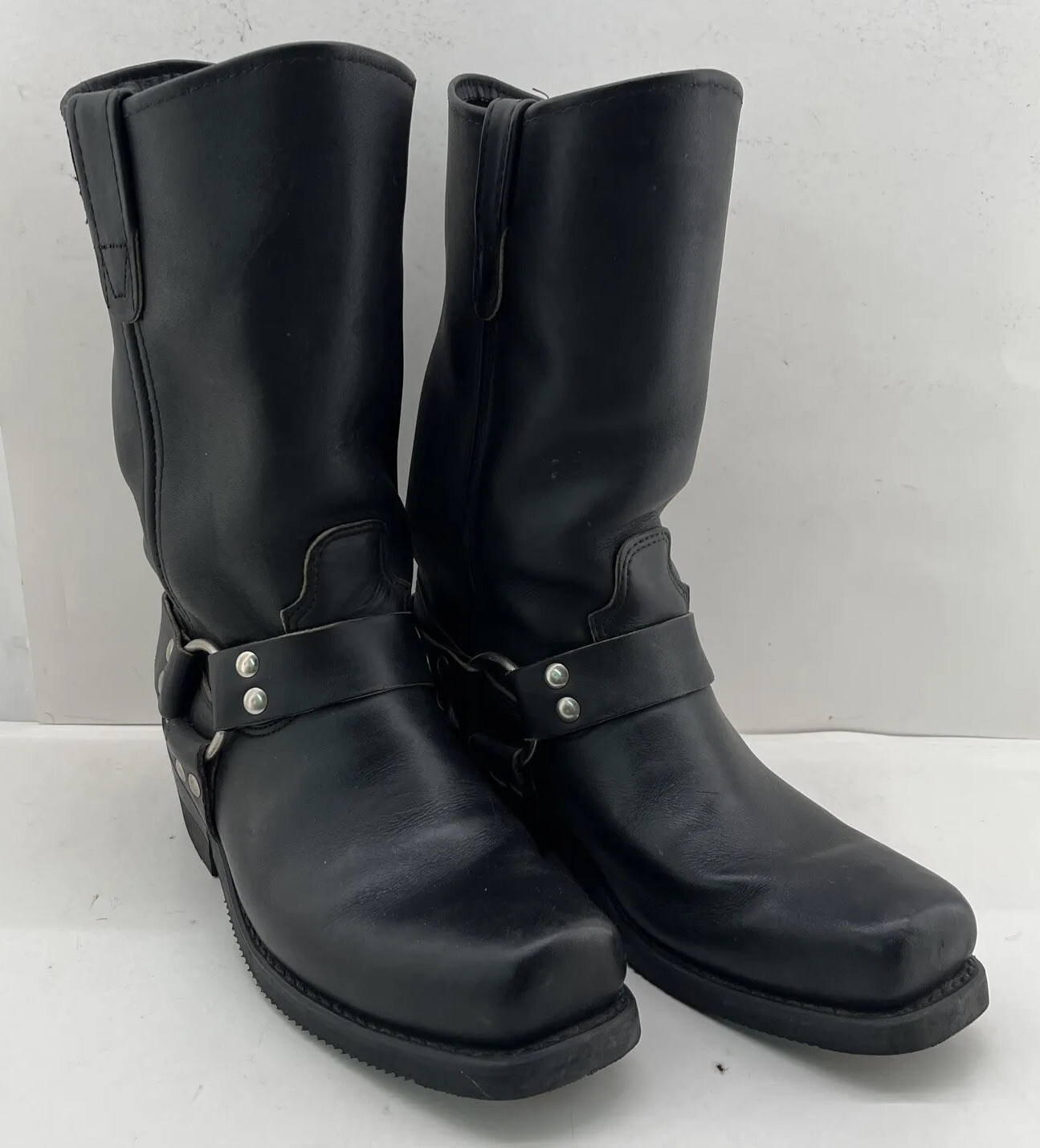 REV Gear Genuine Motorcycle Biker Boots Black Size 8 … - Gem