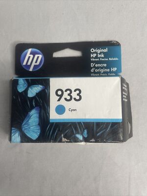 HP 933 Cyan Ink Cartridge Dated December 2023. Sealed Box! | eBay