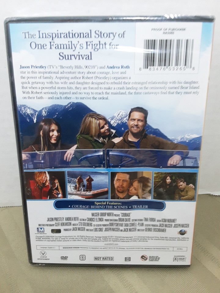 Courage (DVD,Widescreen,2009) Jason Priestley, Andrea Roth New & Sealed ...