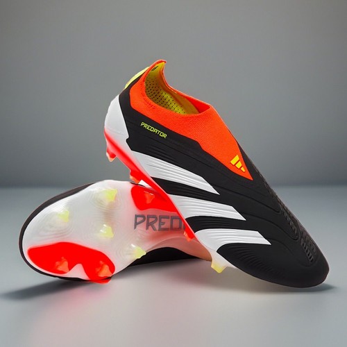 Adidas Predator Elite LL Laceless FG Soccer Cleat Solar Red IE1805 Men ...