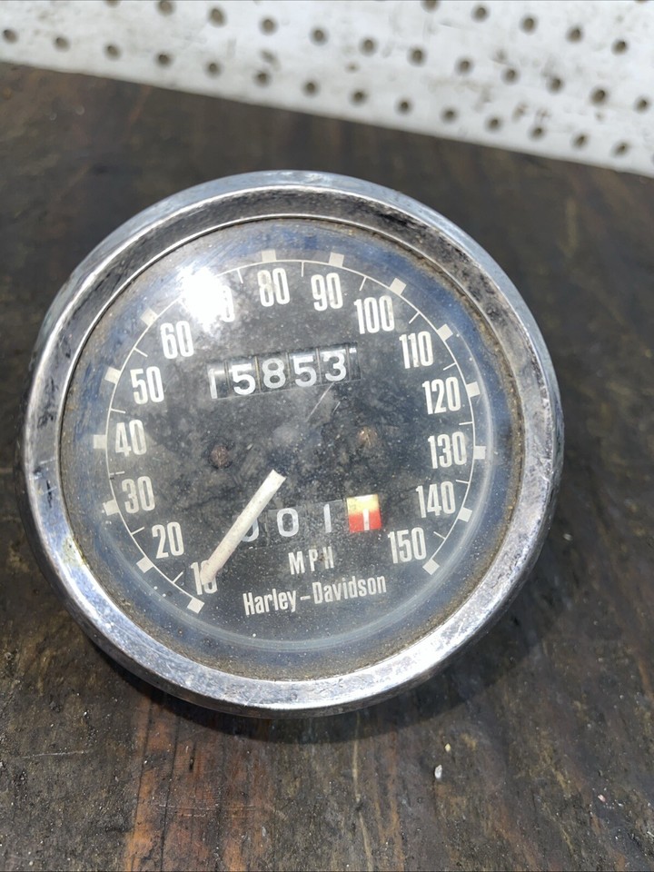 Harley Davidson HD chopper Bobber 3 Mechanical Speedometer OEM 085 | eBay