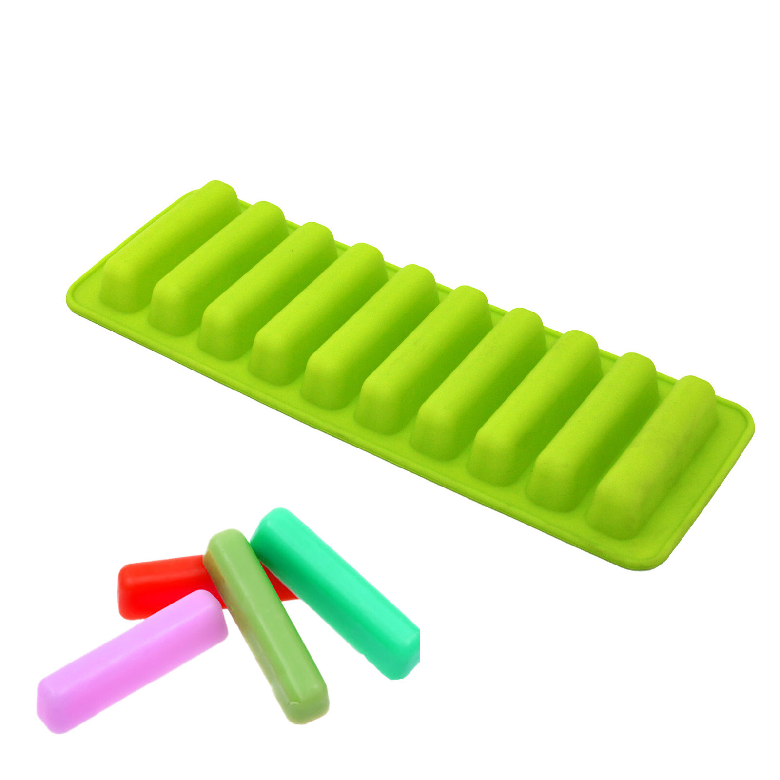3inch Length Stick Bar Biscuit Chocolate Jello Caramels Crayon Silicone ...