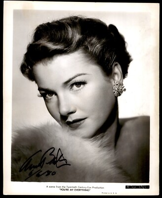 Anne Baxter 8" x 10" Photograph Signed Autograph (no COA) | eBay