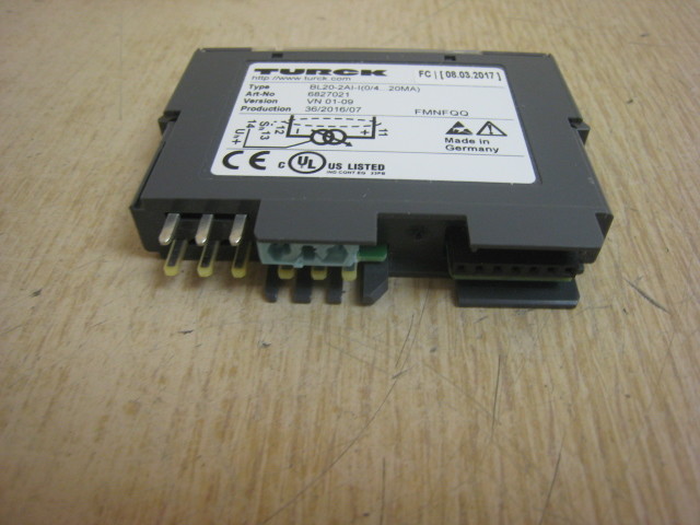 Turck Bl20-2ai-i Bl20 Electronic Module 1 Analogue Input 4-20ma for sale online | eBay