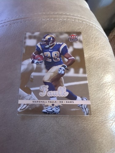 2006 Ultra Gold Medallion St. Louis Rams Football Card #181 Marshall ...