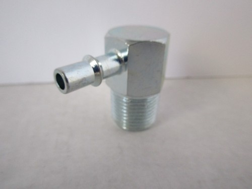 INTAKE MANIFOLD VACUUM FITTING 90 DEGREE 3/8" NPT 1/4" NIPPLE STEEL ...