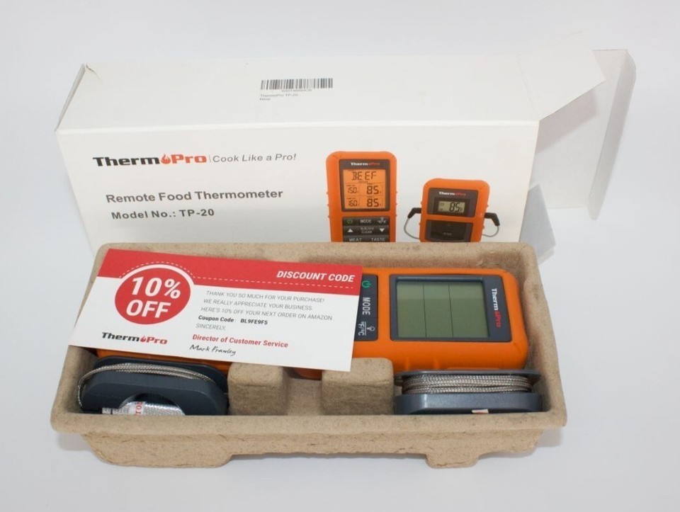 THERM PRO Remote Food Thermometer Meat Thermometer TP 20 | eBay