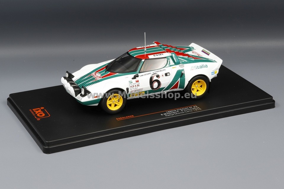 IXO 24RAL009B Lancia Stratos HF, No.6, Alitalia, Rallye WM, Rallye ...