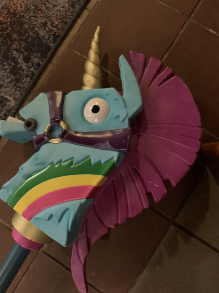 Fortnite Unicorn Rainbow Smash Pickaxe Replica McFarlane 39" halloween ...