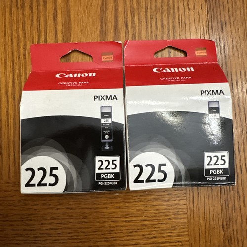 Canon PGI-225 PGBK Black Ink Cartridge 4530B001 Genuine OEM - NEW 2 ...