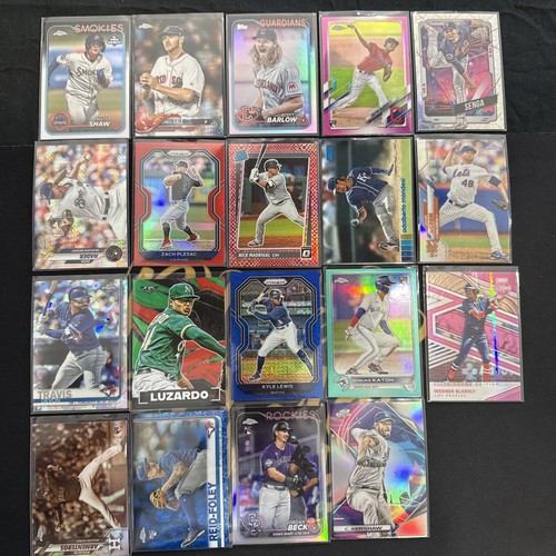 Topps Panini Baseball Serial Numbered/Parallel 19 Card Lot Rookies ...