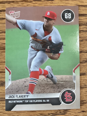 2021 Topps Now MLB Network Top 100 Jack Flaherty, St Louis Cardinals, T ...