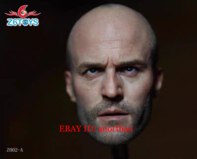 Z6TOYS Z-002A Jason Statham 1/6 Scale Male Action Figure Head Sculpt In ...