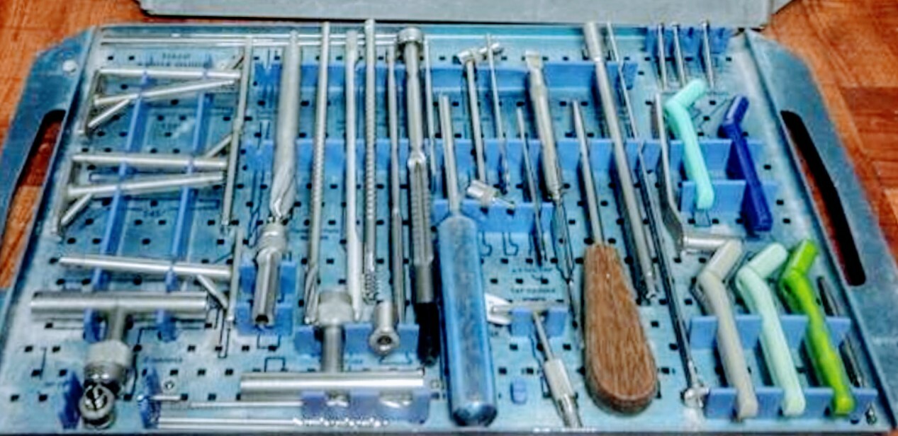 Zimmer Surgical Orthopedic Free-Lock Compression Hip System with Case ...