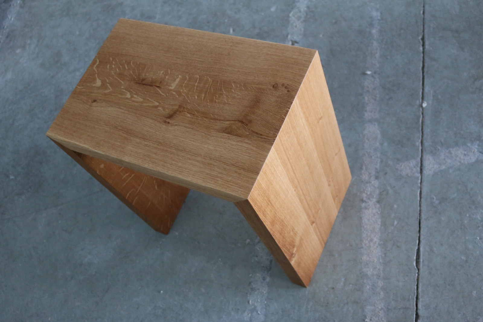 Designer Hocker aus Eiche massiv Holz Sitzhocker NEU Stuhl Sitzbank ...