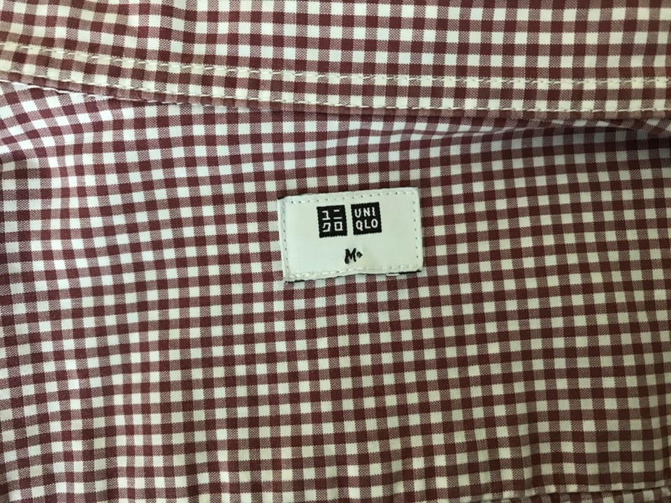 Uniqlo Shirt Cotton Size M In Red Check | eBay
